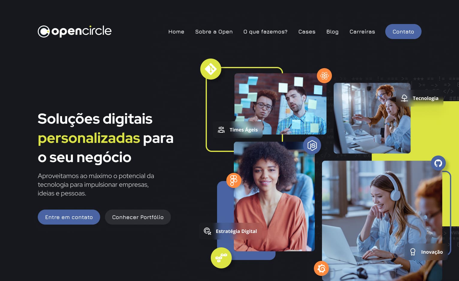 Home - OpenCircle | Desenvolvendo produtos, ideias e pessoas